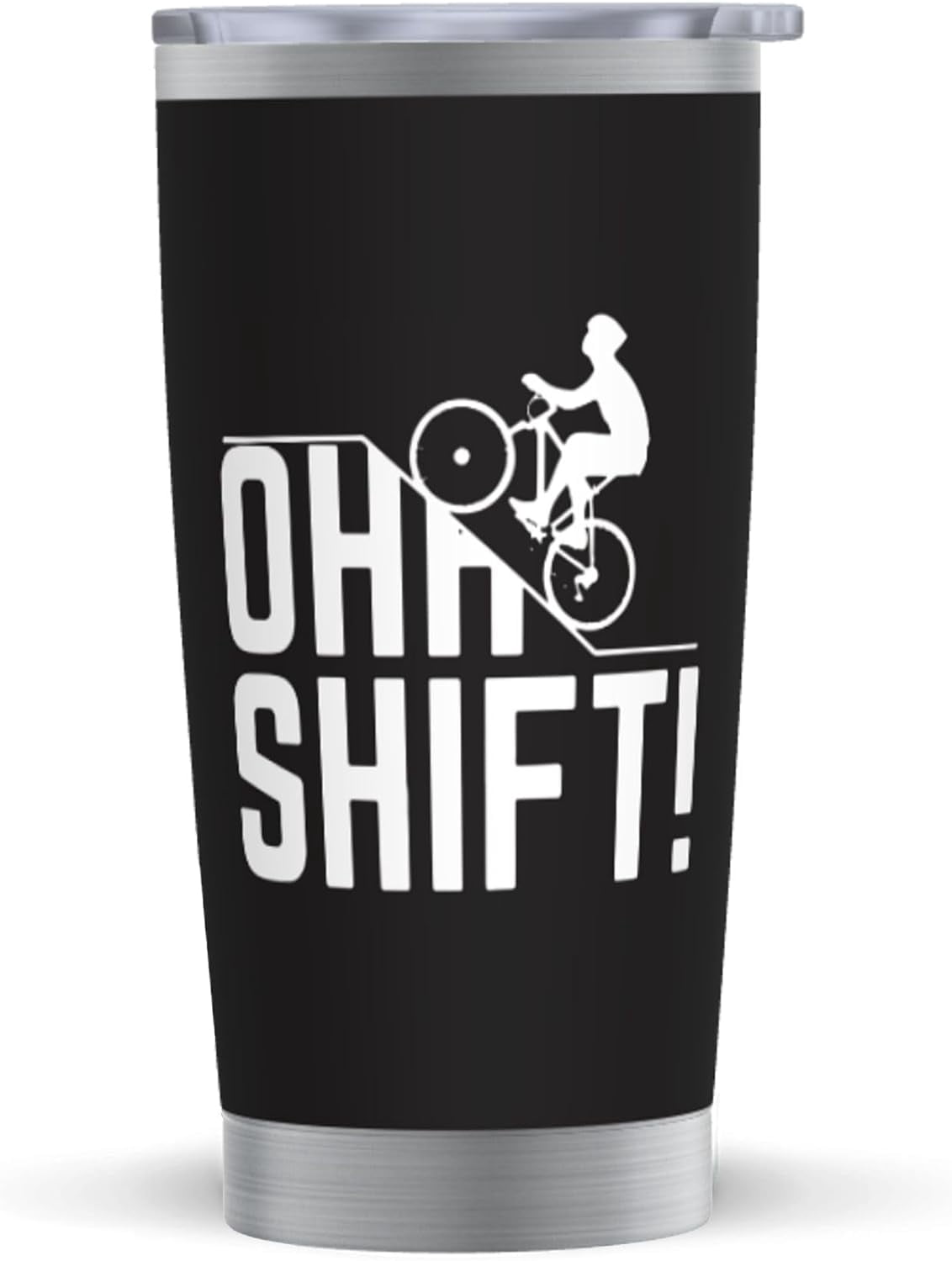 Oh Shift Cycling Coffee Mug, Mountain Biker Funny Uphill Cyclist, Gift ...