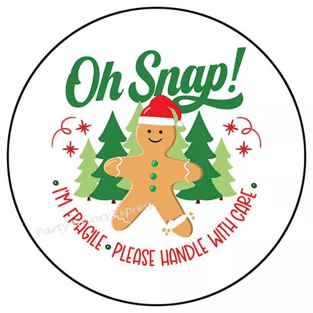 Oh Snap Fragile Handle With Care Stickers Party Favors Phone Decal ...