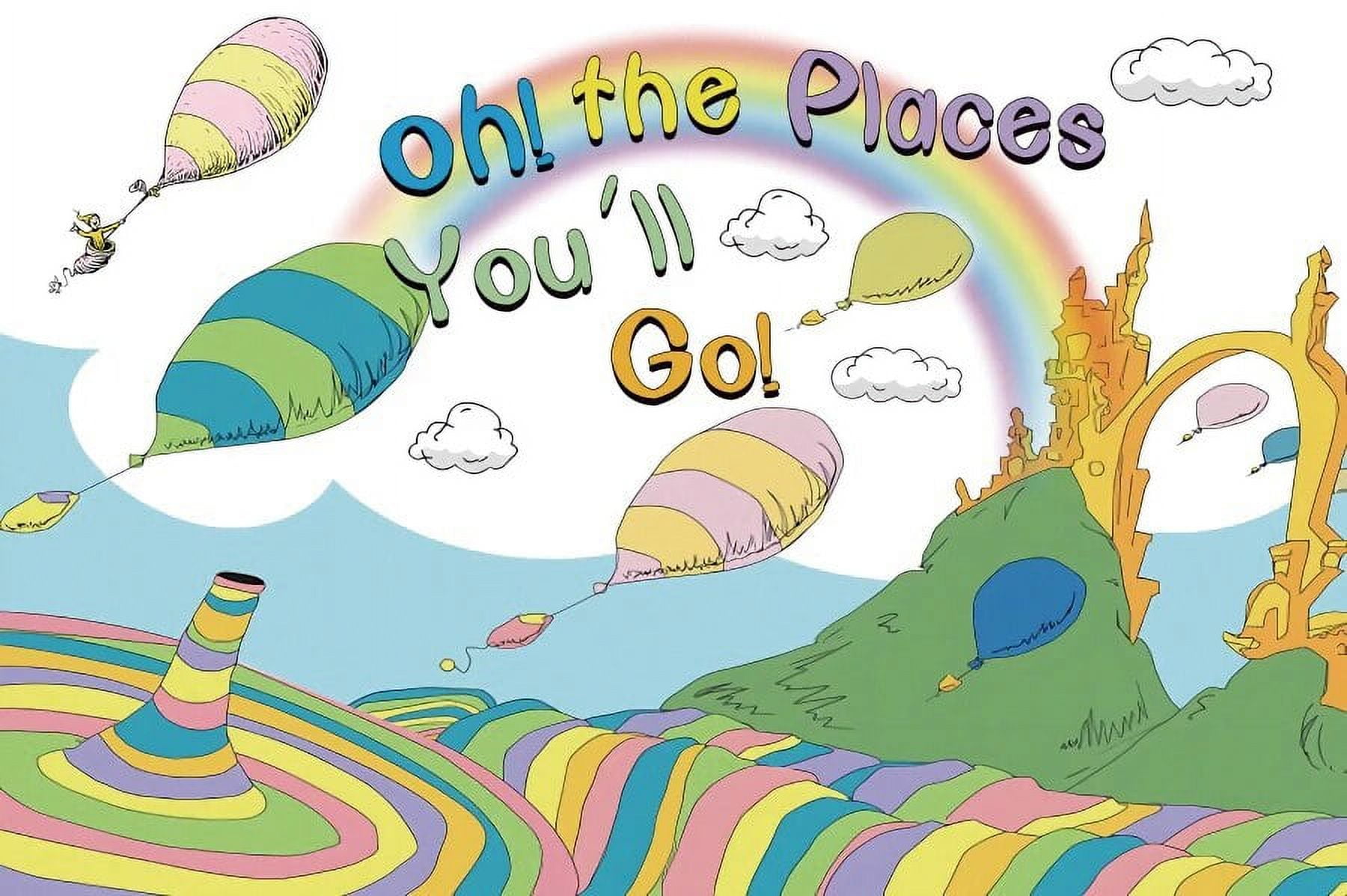 Oh The Places You'll Go Background Graduation Cartoon Preschool ...
