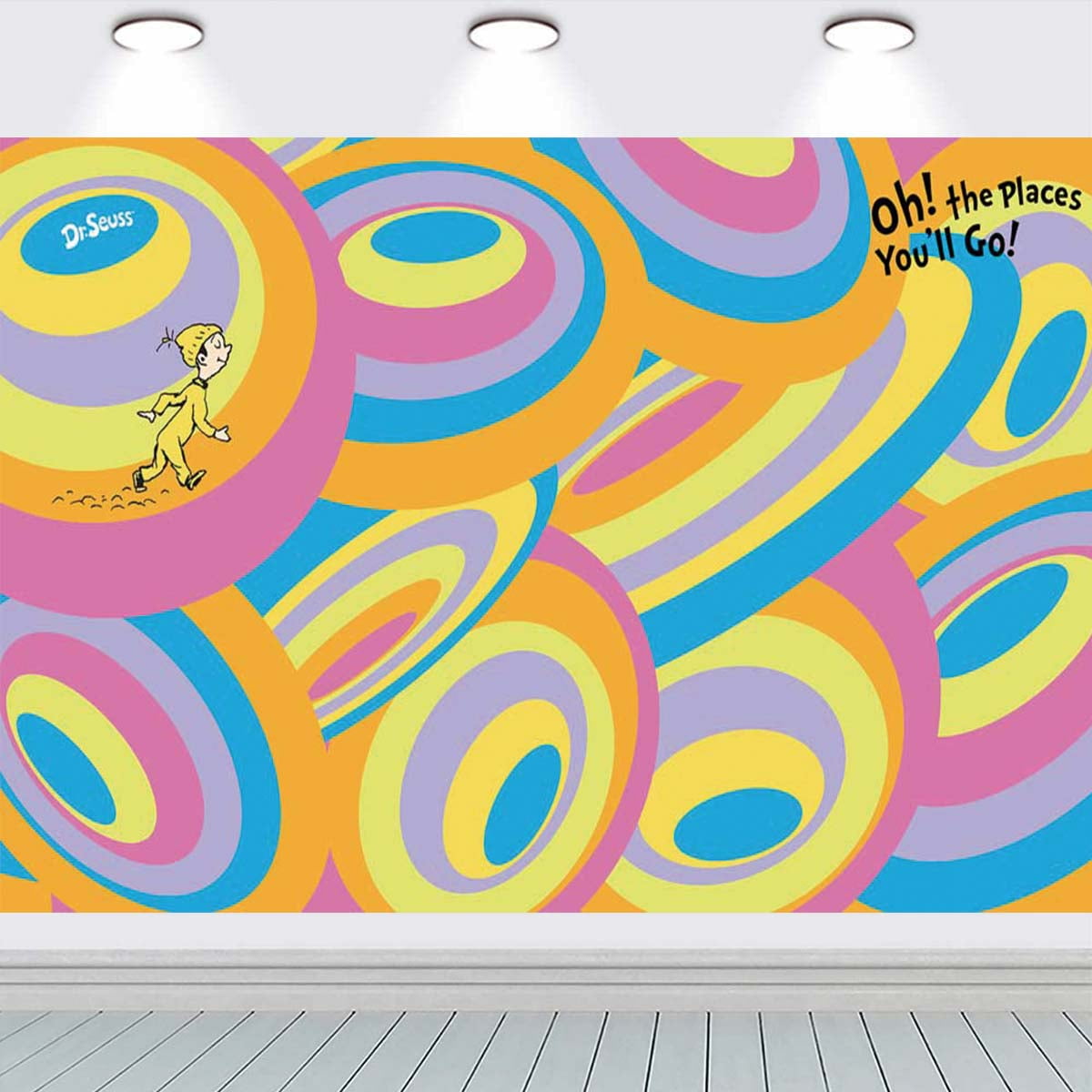 Oh The Places You'll Go Background school Wall Decor Taspestry Poster ...
