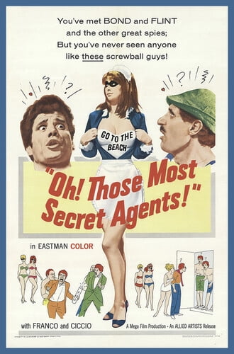 Oh! Those Most Secret Agents! (DVD), Sinister Cinema, Action ...
