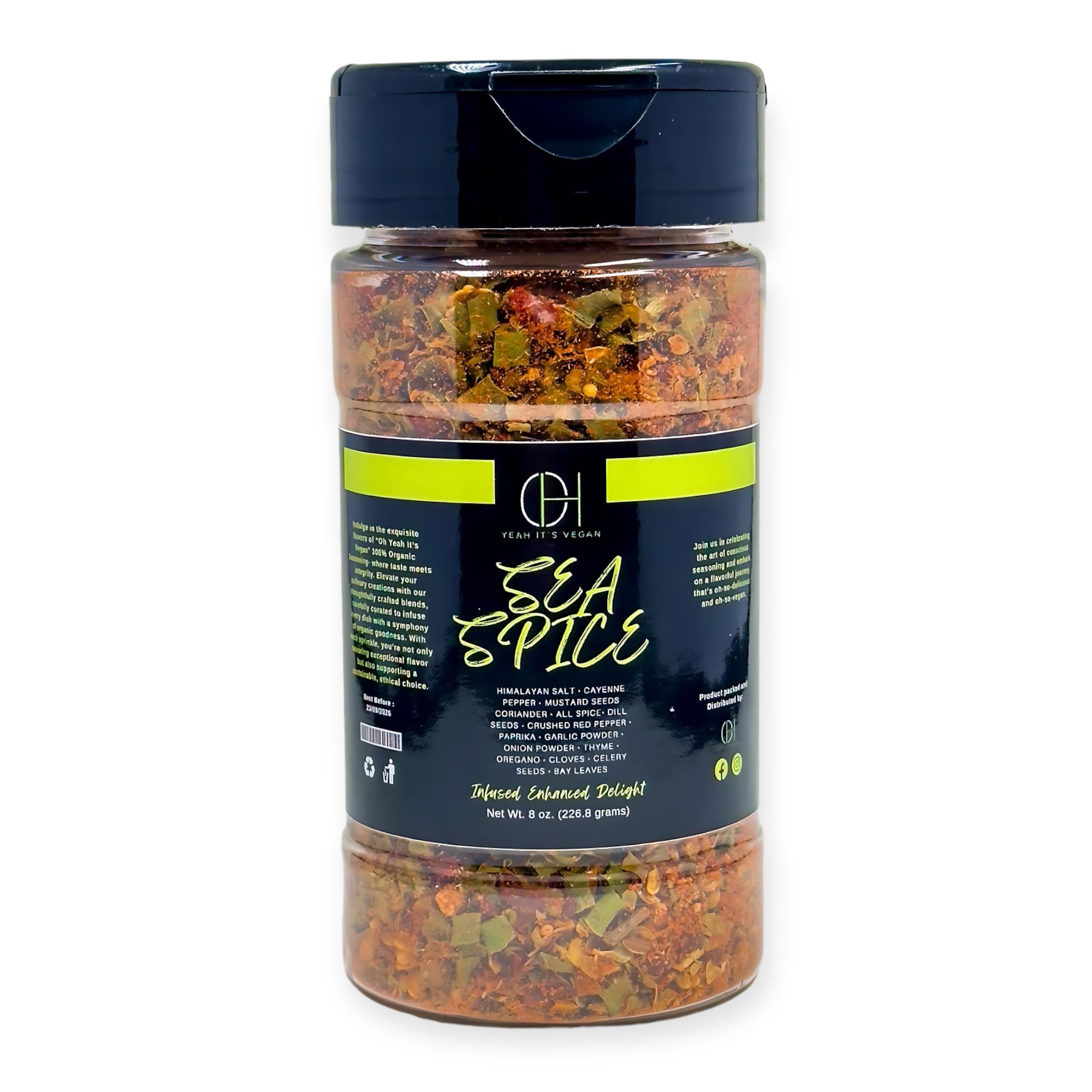 Oh Yeah It's Vegan | Sea Spice | Boil-in bottle | Seafood Seasoning ...