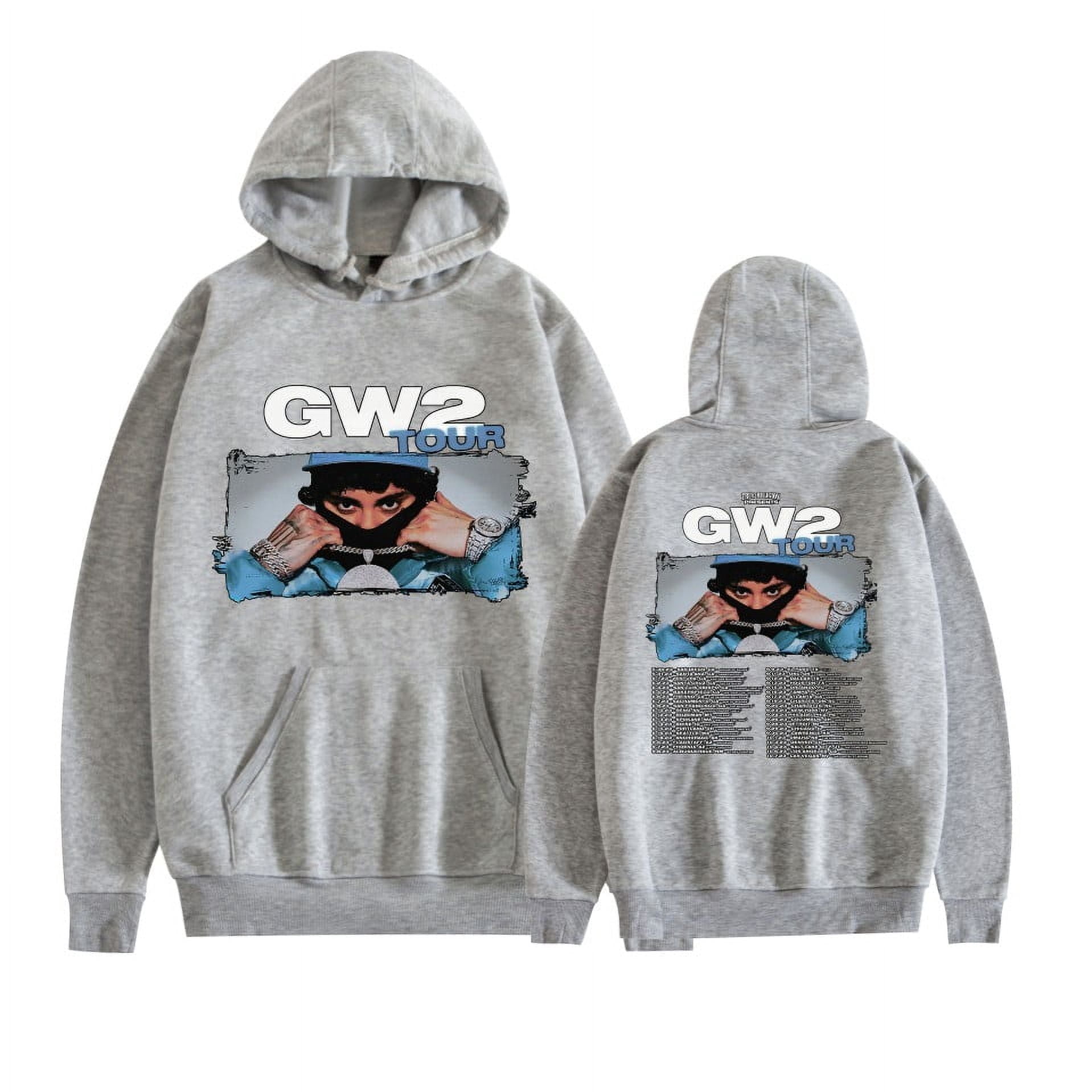 OhGeesy GEEZYWORLD 2 GW2 Tour Merch Unisex Oversized Fleece Hoodie ...