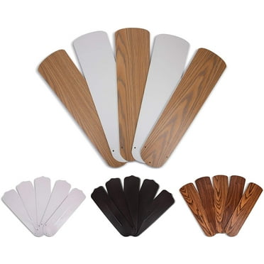 Westinghouse 7741000 42" Oak and Walnut Reversible Fan Blades, 5-Count ...