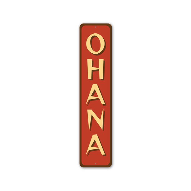 Ohana Metal Sign Size: 4 x 16 Inch - Walmart Business Supplies