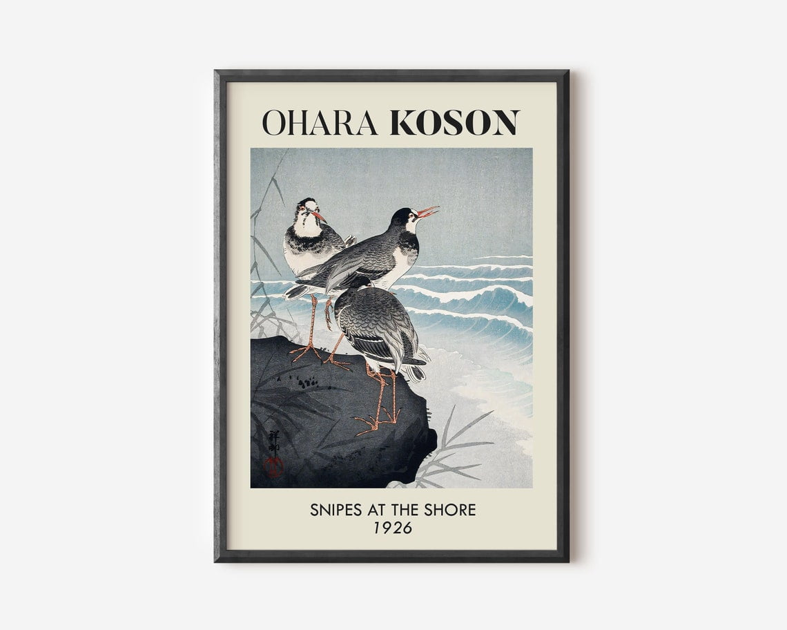 Ohara Koson Art Print, Japanese Woodblock Poster Koson Vintage Exhibition Art Print, Famous ...