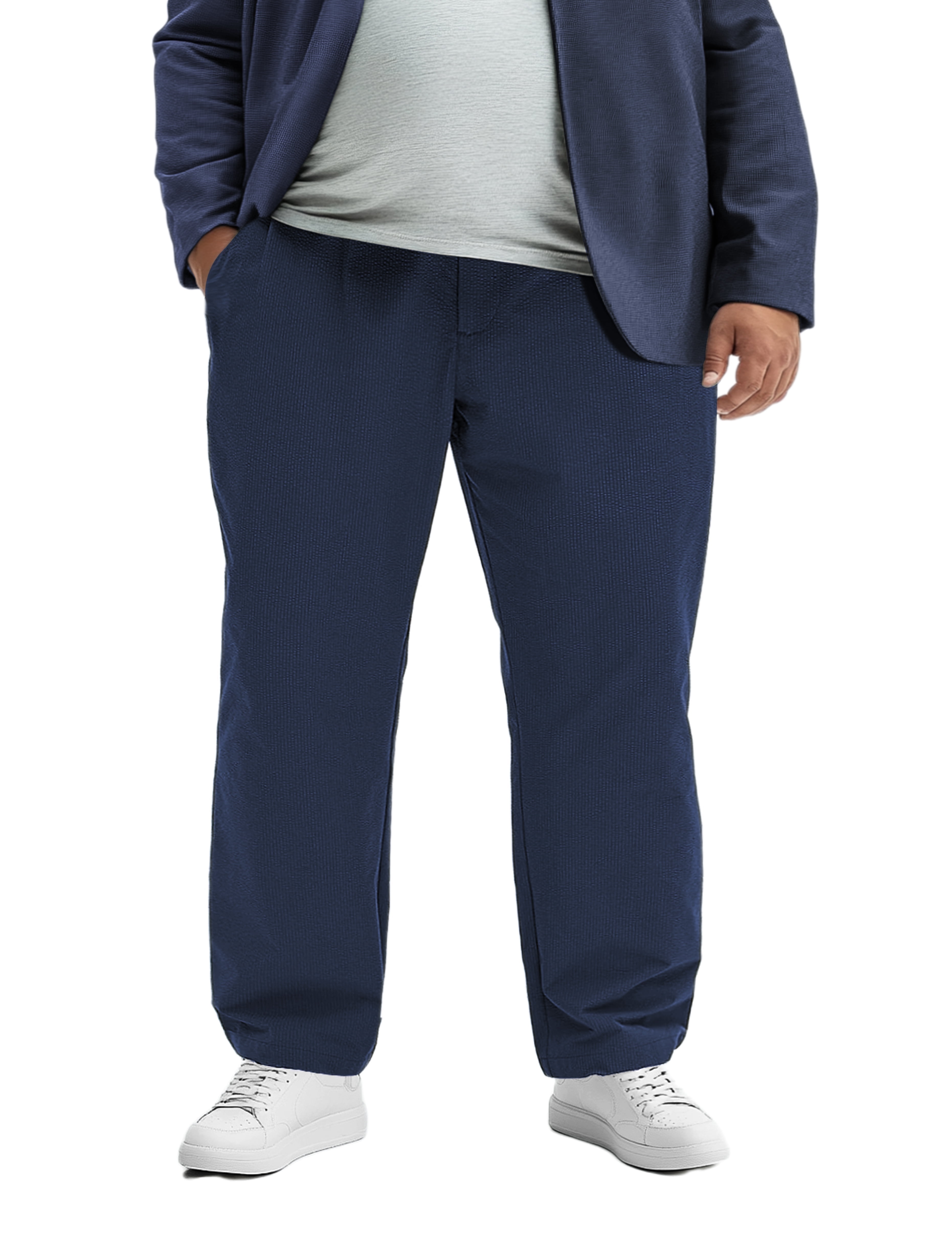 Ohebi Big & Tall Men’s Casual Pants 3XL-6XL – High Stretch Elastic ...