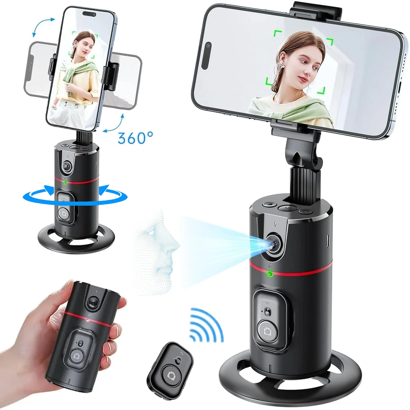 OhhGo Smart Auto Tracking 360°Rotation Phone Holder Tripod for TikTok ...