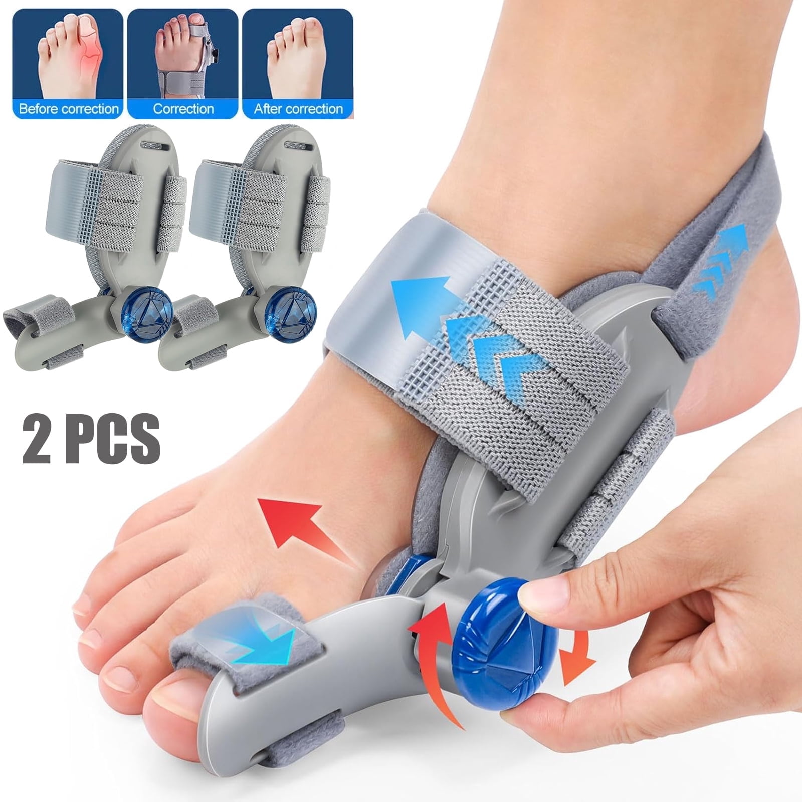 OhhGo Bunion Corrector for Women Men, Adjustable Knob Bunion Splint for ...