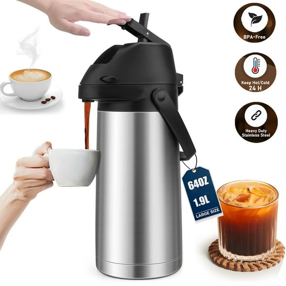 Coffee Pump Pot