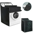 OhhGo Washing Machine Cover, Waterproof Machine Protection Cover, Black ...