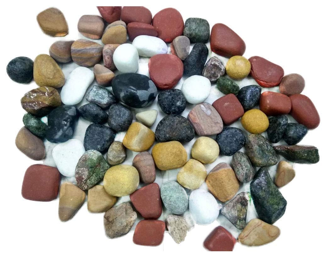 OhhSome 2Kg Home Decorative Vase Fillers Stone Pebbles for Balcony ...