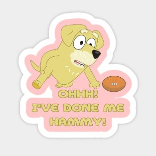 Ohhh! I'Ve Done Me Hammy Cool Bluey Sticker Bluey Stickers For Kids ...