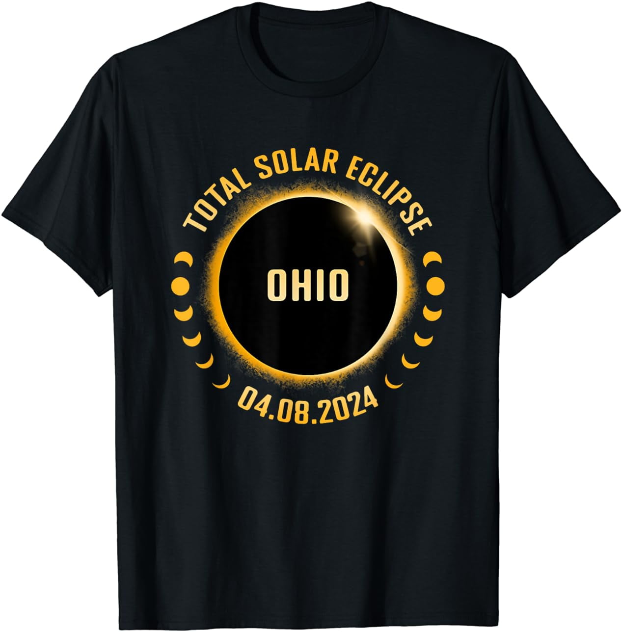 Ohio 2024 Total Solar Eclipse T-Shirt - Walmart.com
