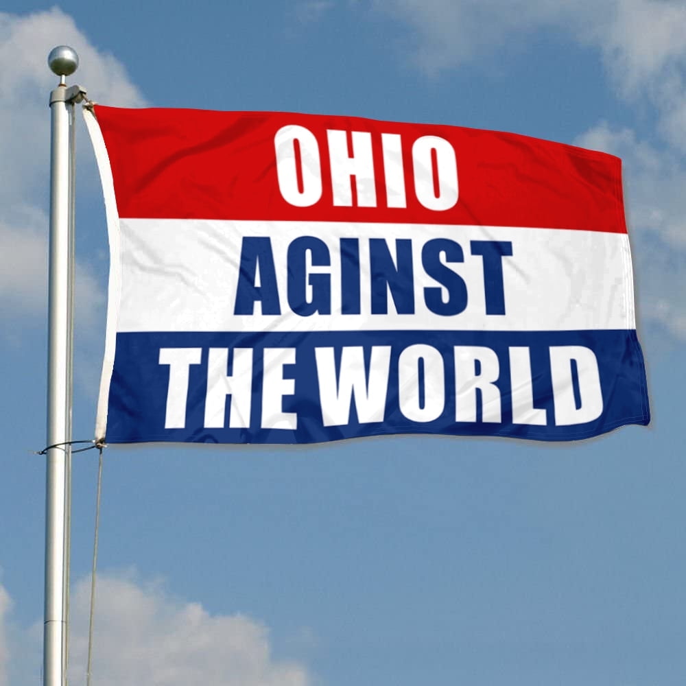 Ohio Against The World Flag Save America Ryan Day Flag Banner with ...