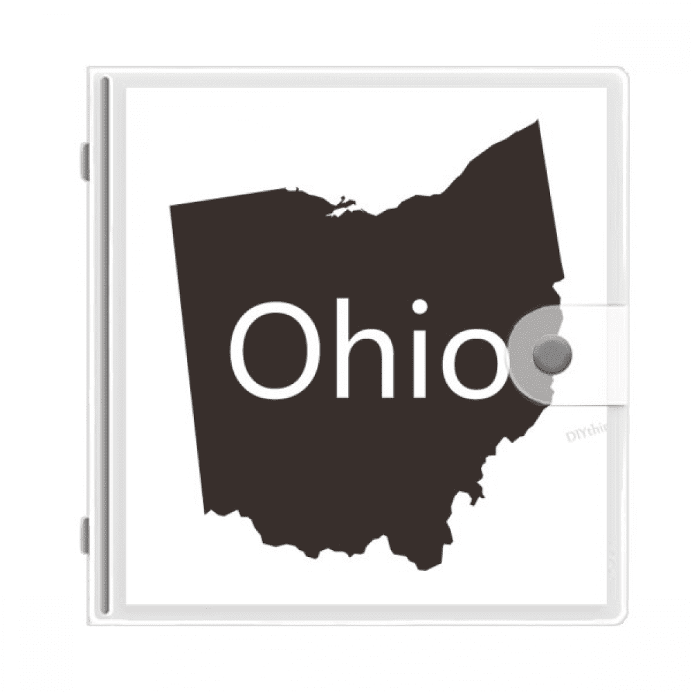 Ohio America USA Map Outline Photo Album Wallet Wedding Family 4x6 ...