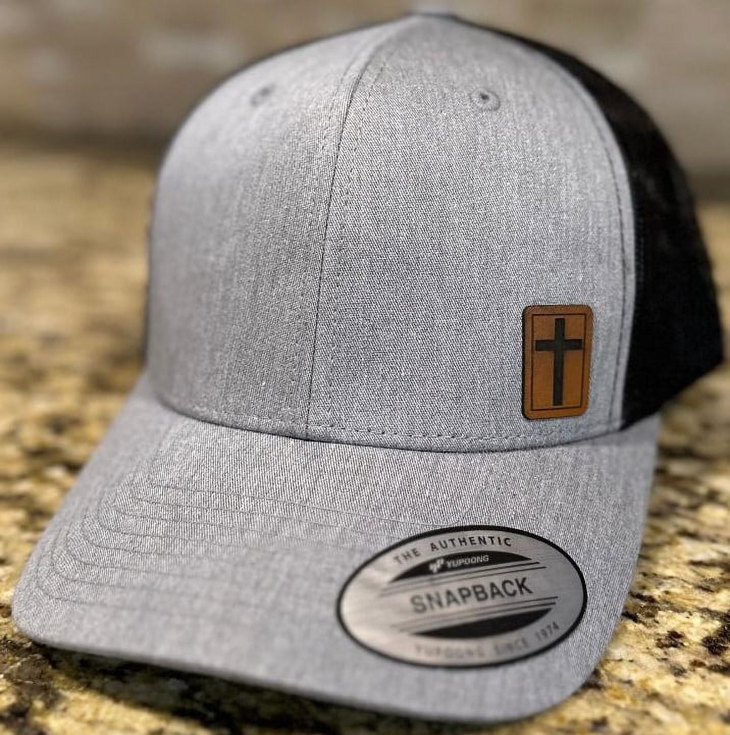 Ohio Basket Chic Gray Hat with Cross Patch Classic Snapback Hat with ...