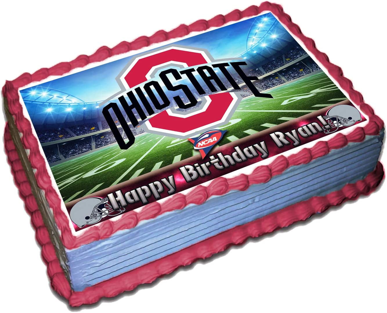 Ohio Cake Topper 1/4 8.5 x 11.5 Inches Birthday Cake Topper - Walmart.com