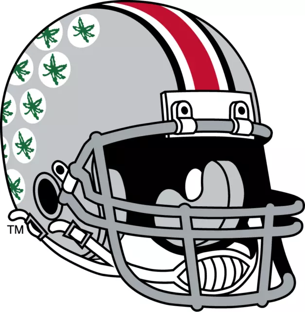 Ohio College Football Helmet Leaf Sticker Baseball Sticker, Football ...