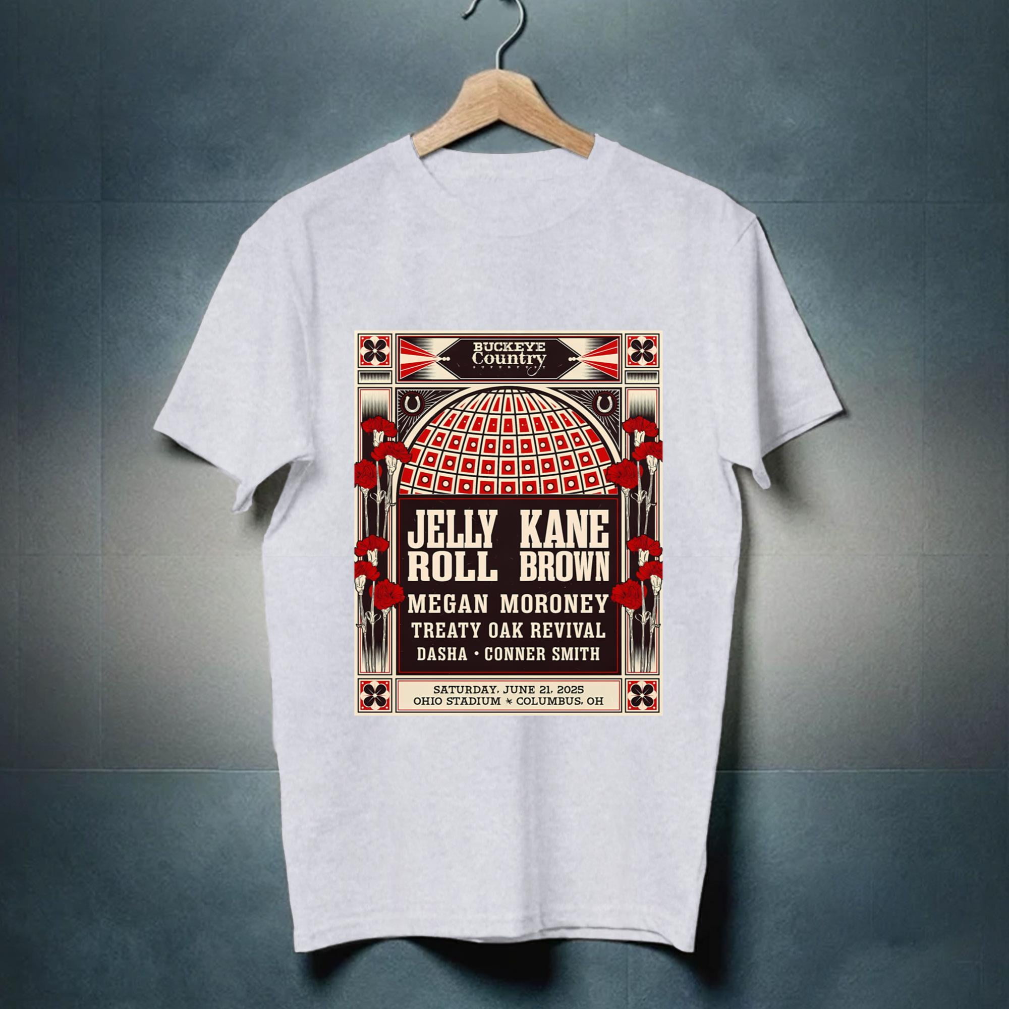 Ohio Country Music Fest Jun 21 2025 Tour Poster Shirt - Walmart.com