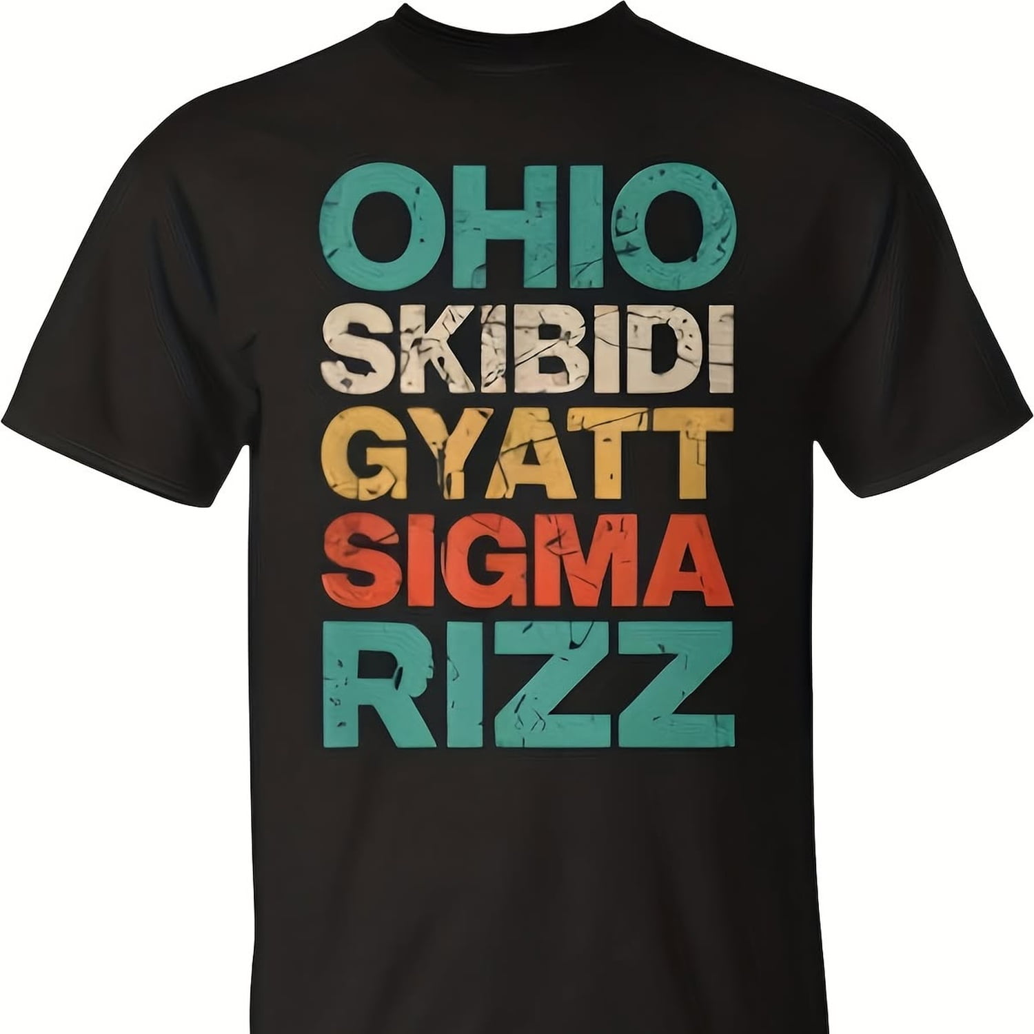 Ohio Skibidi Gyatt Si Rizz Meme Vintage Birthday T-Shirt Aesthetic Y2K ...