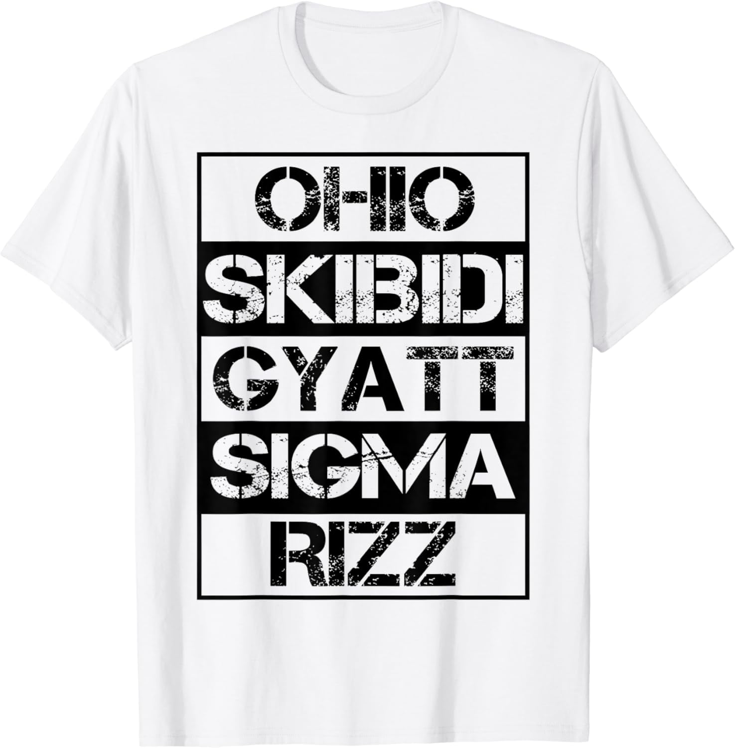 Ohio Skibidi Gyatt Sigma Rizz Funny Rizzler Meme T-Shirt - Walmart.com