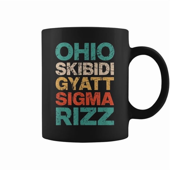 Ohio Skibidi Gyatt Sigma Rizz Meme Birthday Coffee Mugs - Walmart.com
