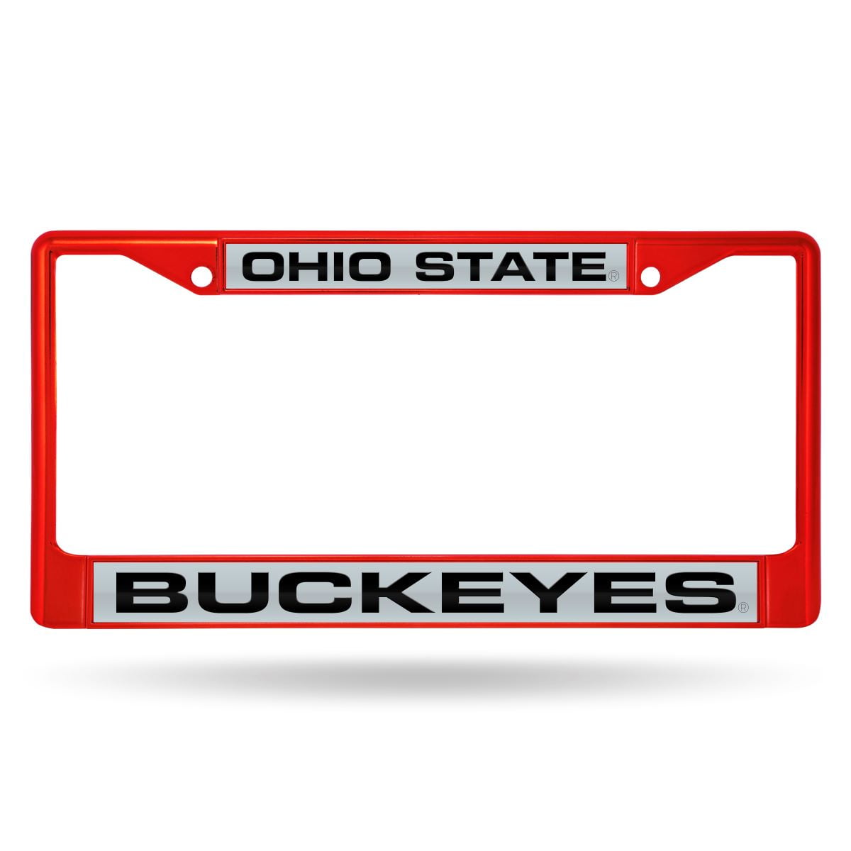 Ohio St OSU Buckeye's Metal Laser Cut License Plate Frame - Walmart.com