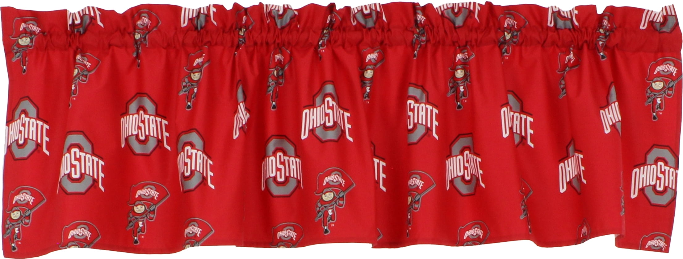 College Covers Ohio State Buckeyes 84 x 15 Curtain Valance - Walmart.com
