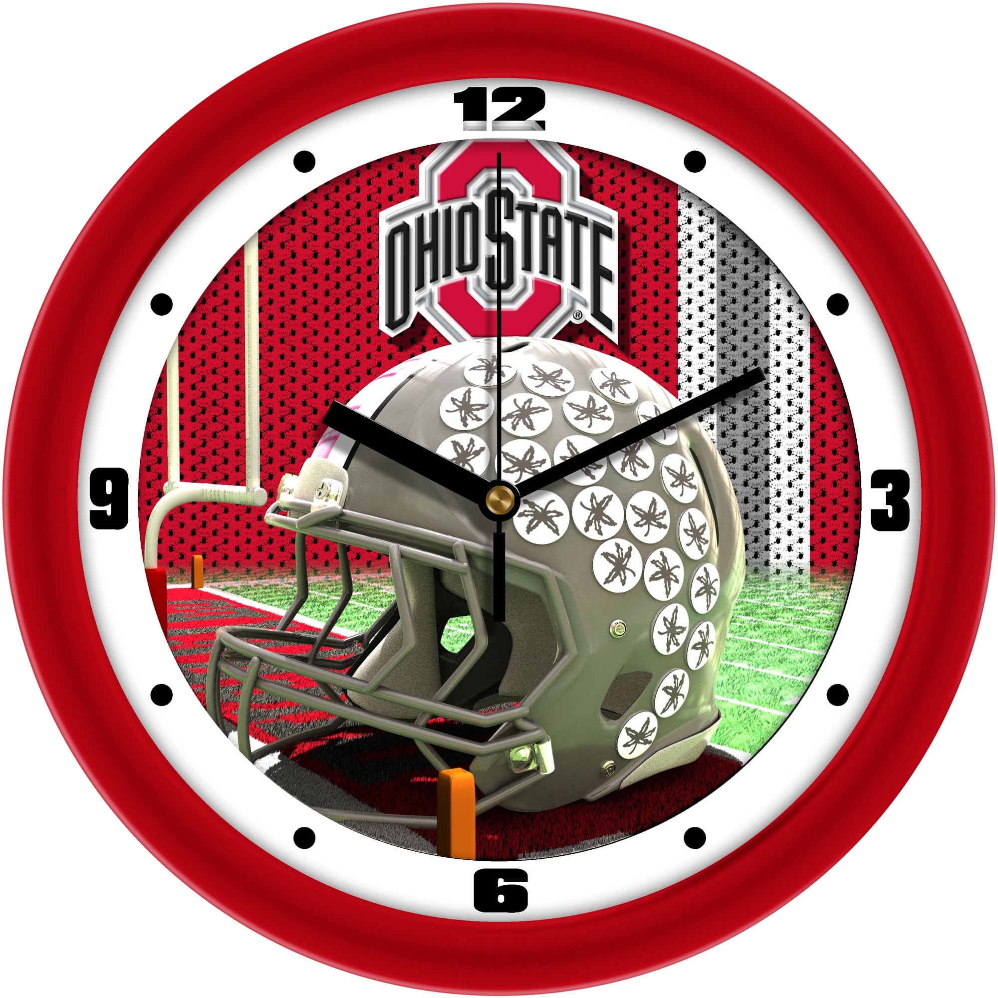 Ohio State Buckeyes 11.5'' Suntime Premium Glass Face Football Helmet ...
