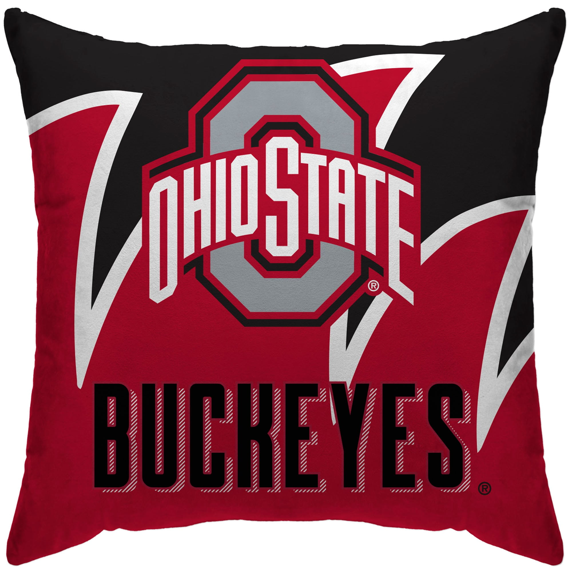 Pegasus Sports Ohio State Buckeyes 18'' x 18'' Splash Decorative Pillow ...