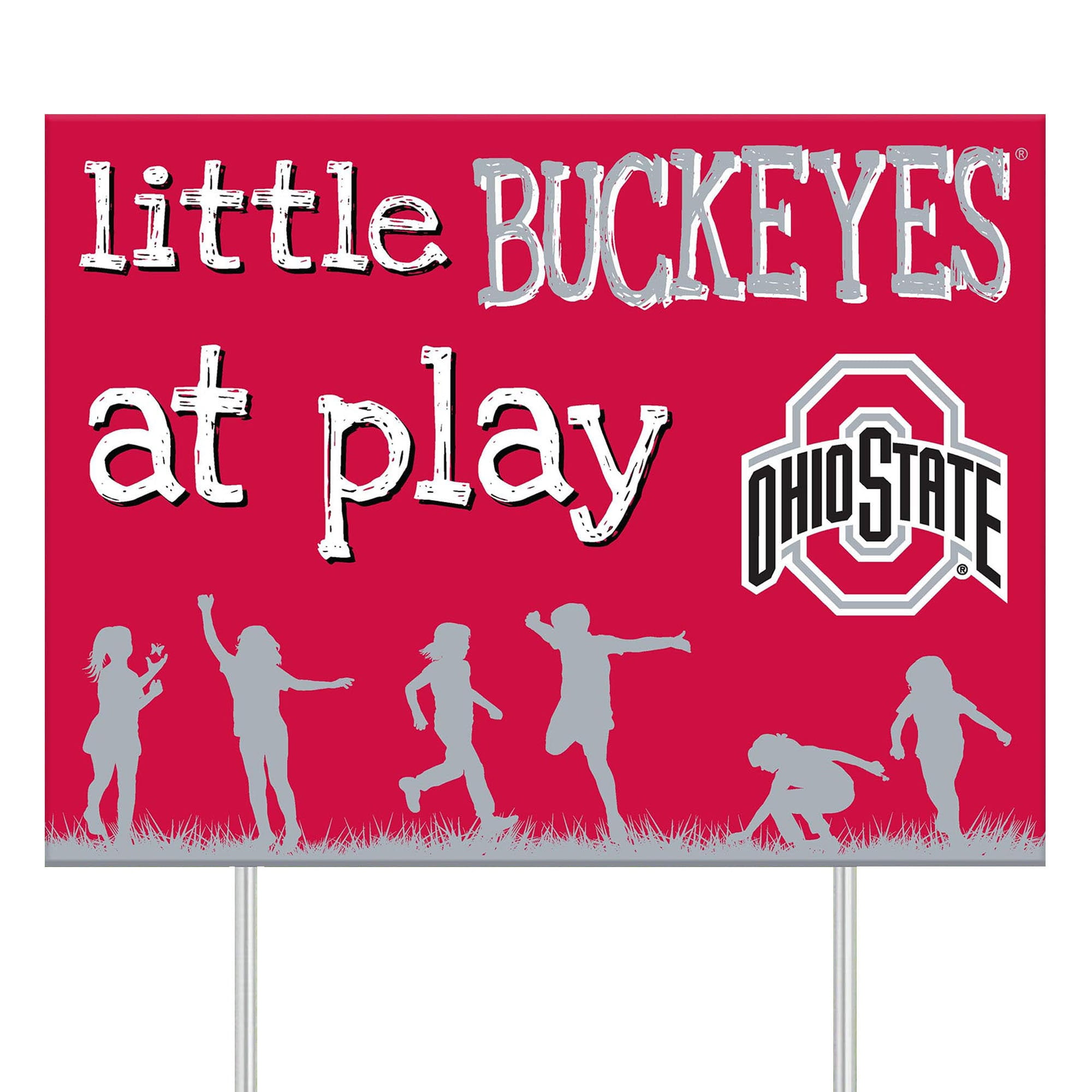 Ohio State Buckeyes 24" x 18" Little Fans At Play Yard Sign - Walmart.com