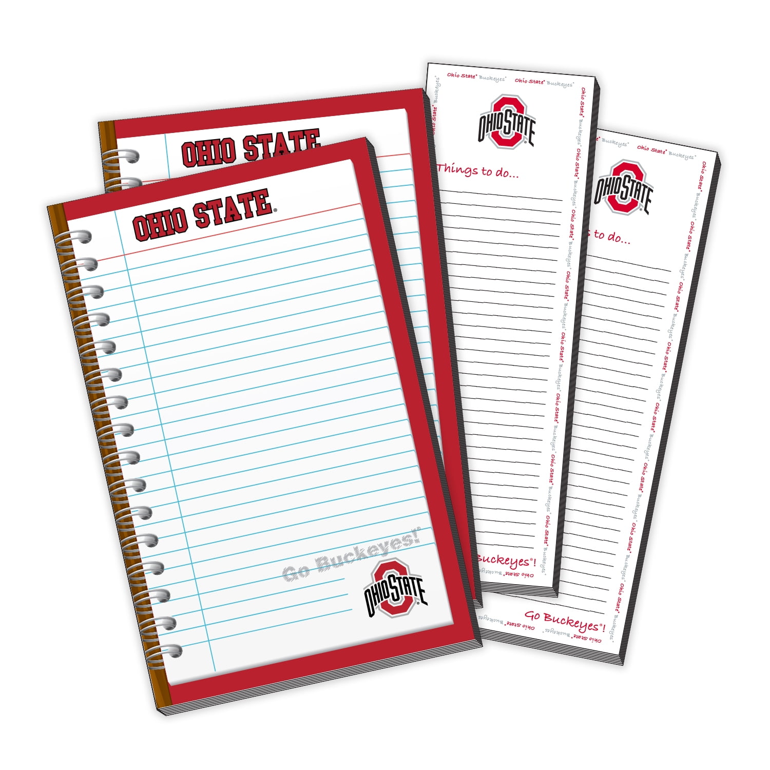 Ohio State Buckeyes 4-Pack Memo Pad & Things To Do Pad - Walmart.com