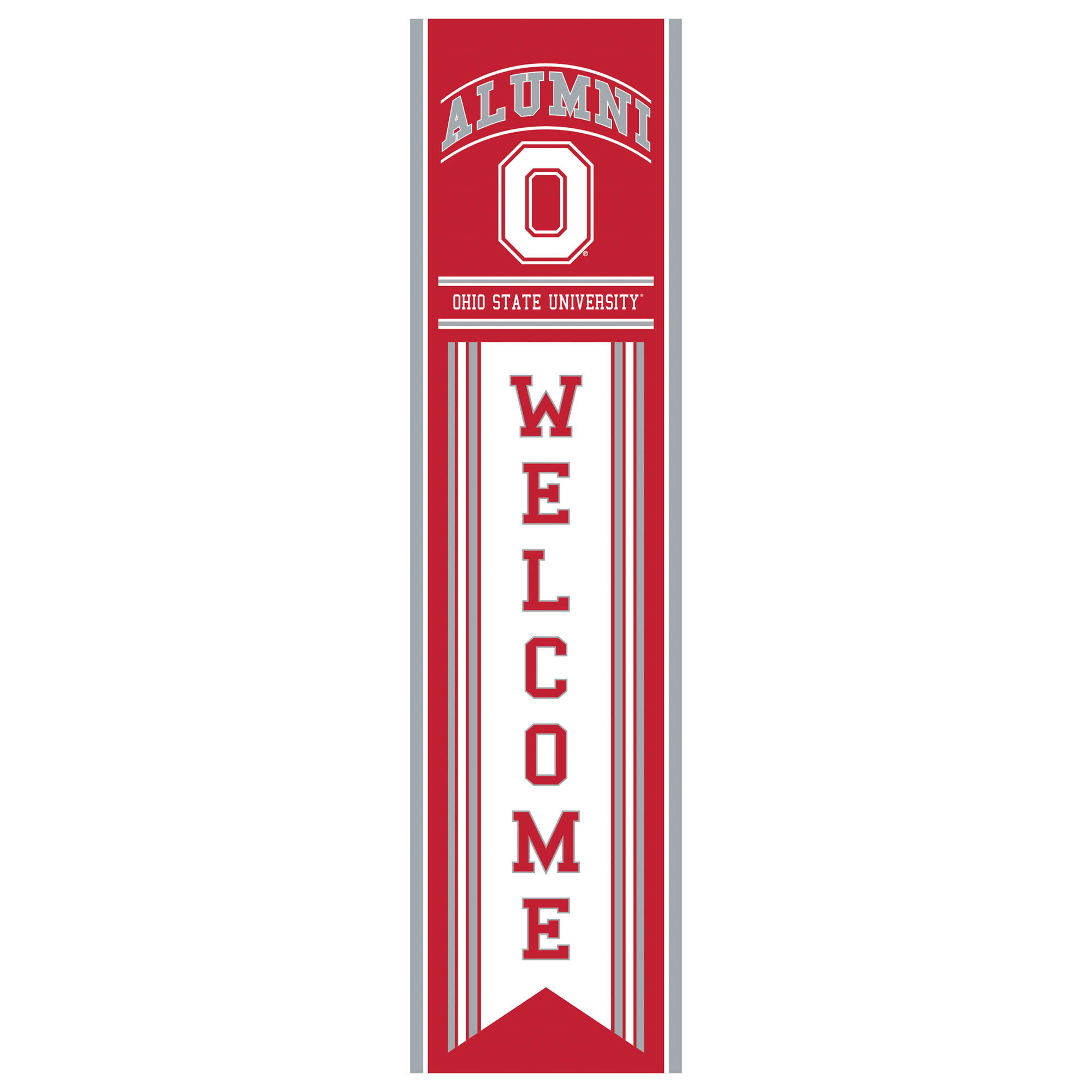 Ohio State Buckeyes 47" Alumni Porch Leaner Welcome Wall Sign - Walmart.com