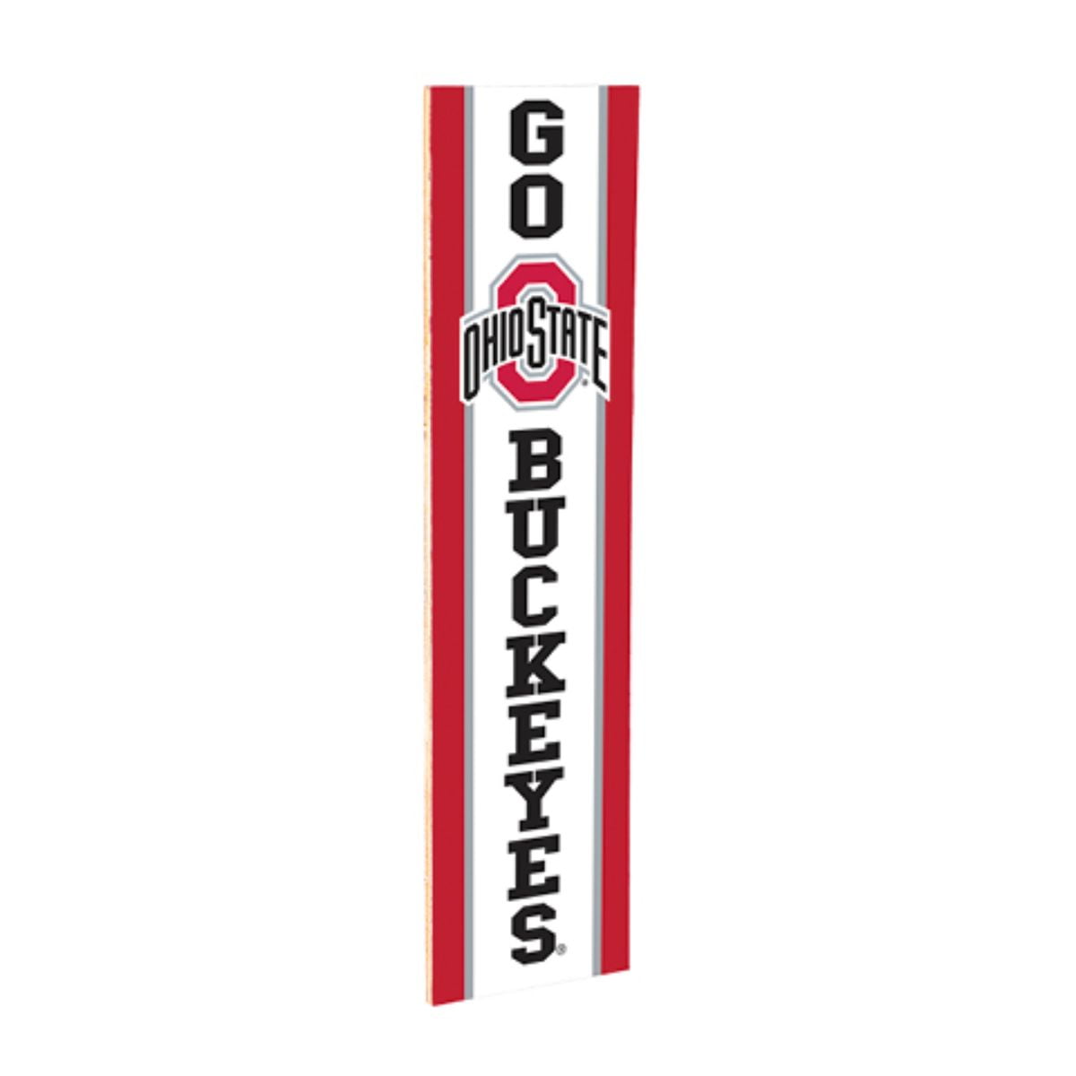 Ohio State Buckeyes 6" x 24" Wood Fan Wall Sign - Walmart.com