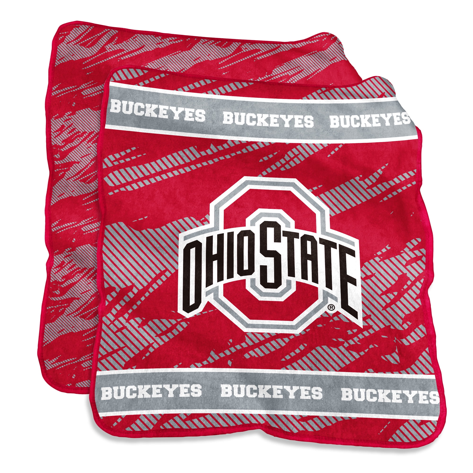 Ohio State Buckeyes 60" x 70" Super Soft Sherpa Throw - Walmart.com