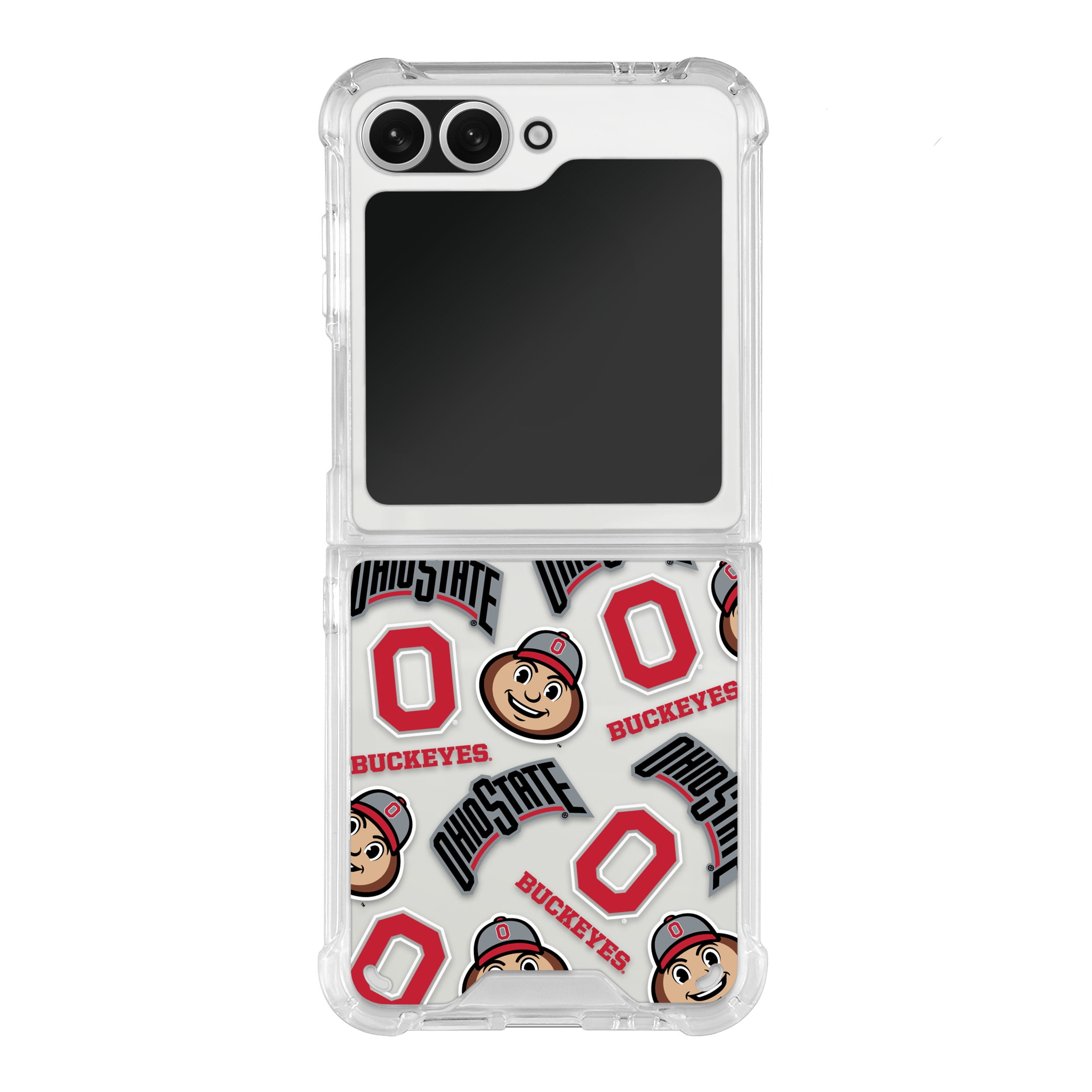 Ohio State Buckeyes HD Phone Case for Samsung Galaxy Z Flip6 (Scattered ...