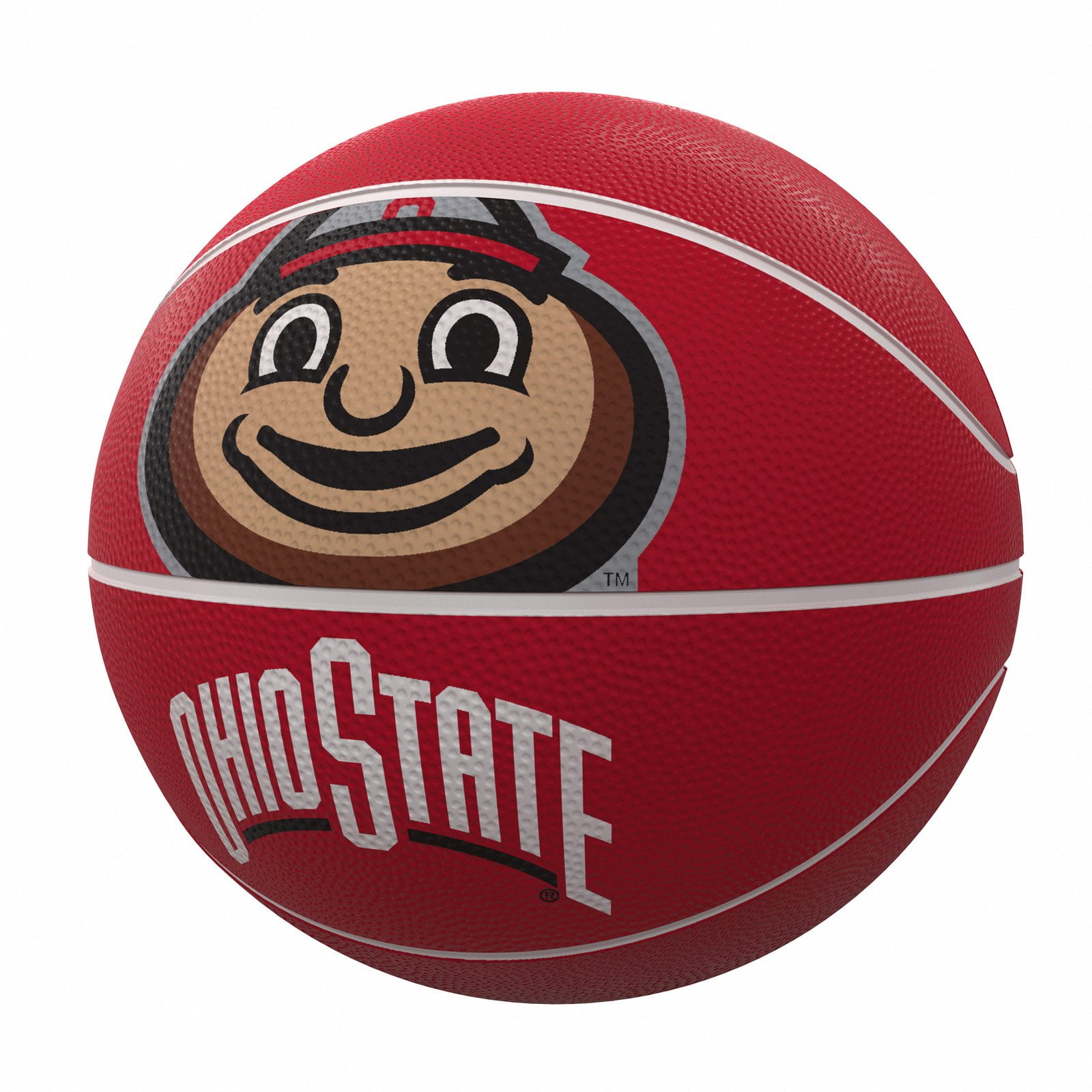Ohio State Buckeyes Mascot Official-Size Rubber Basketball - Walmart.com