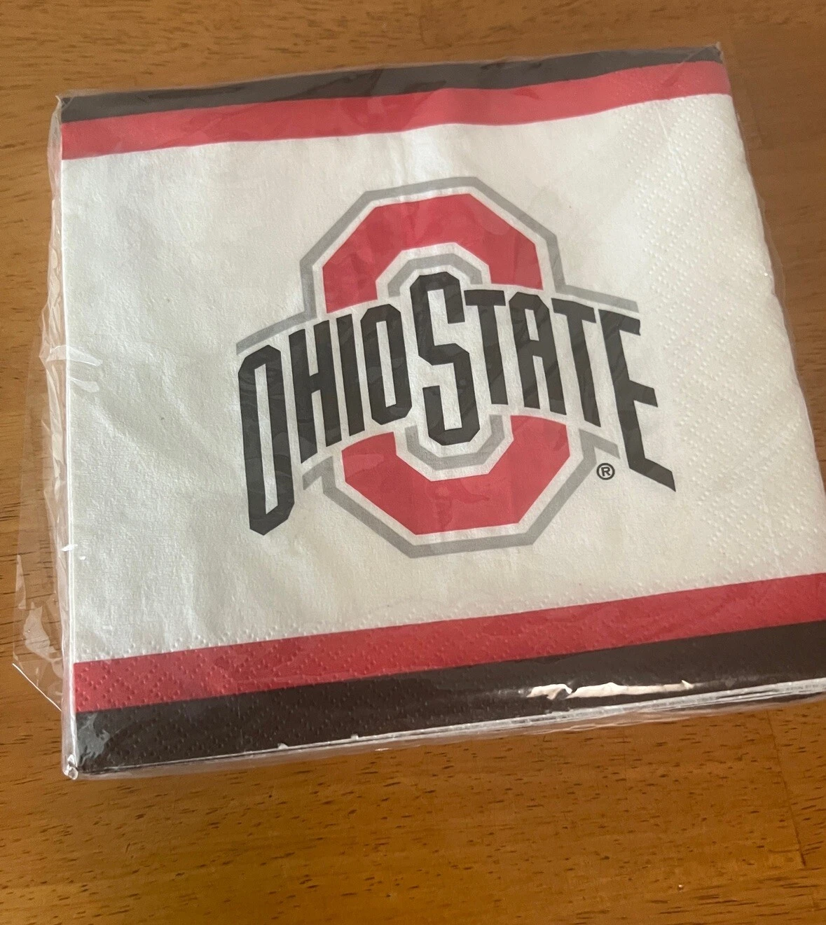 Ohio State Buckeyes Ncaa College Sports Tailgate Party Napkins (Pack Of ...