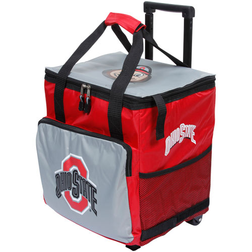 Ohio State Buckeyes Scarlet-Gray Rolling Collapsible Cooler - Walmart.com