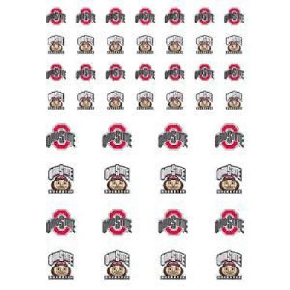 Ohio State Buckeyes Small Sticker Sheet - 2 Sheets - Walmart.com
