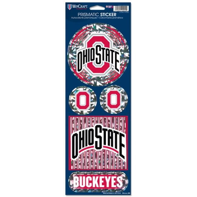 Ohio State Buckeyes Stickers Prismatic - Walmart.com