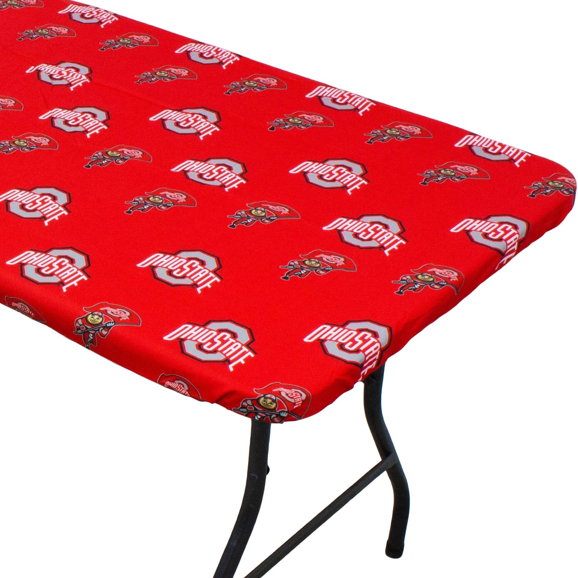 College Covers Ohio State Buckeyes Tailgate Fitted Tablecloth - Walmart.com