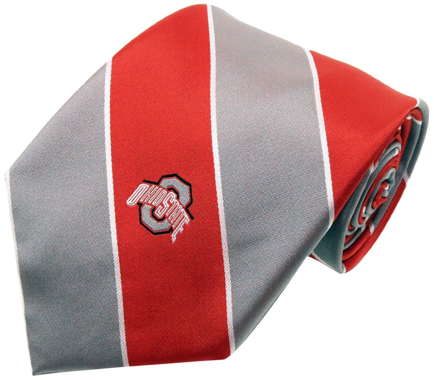 Ohio State Buckeyes Wide Stripe Silk Necktie - Donegal Bay - Unisex ...