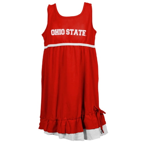 Ohio State Buckeyes Youth Girls Scarlet Lonestar Dress - Walmart.com