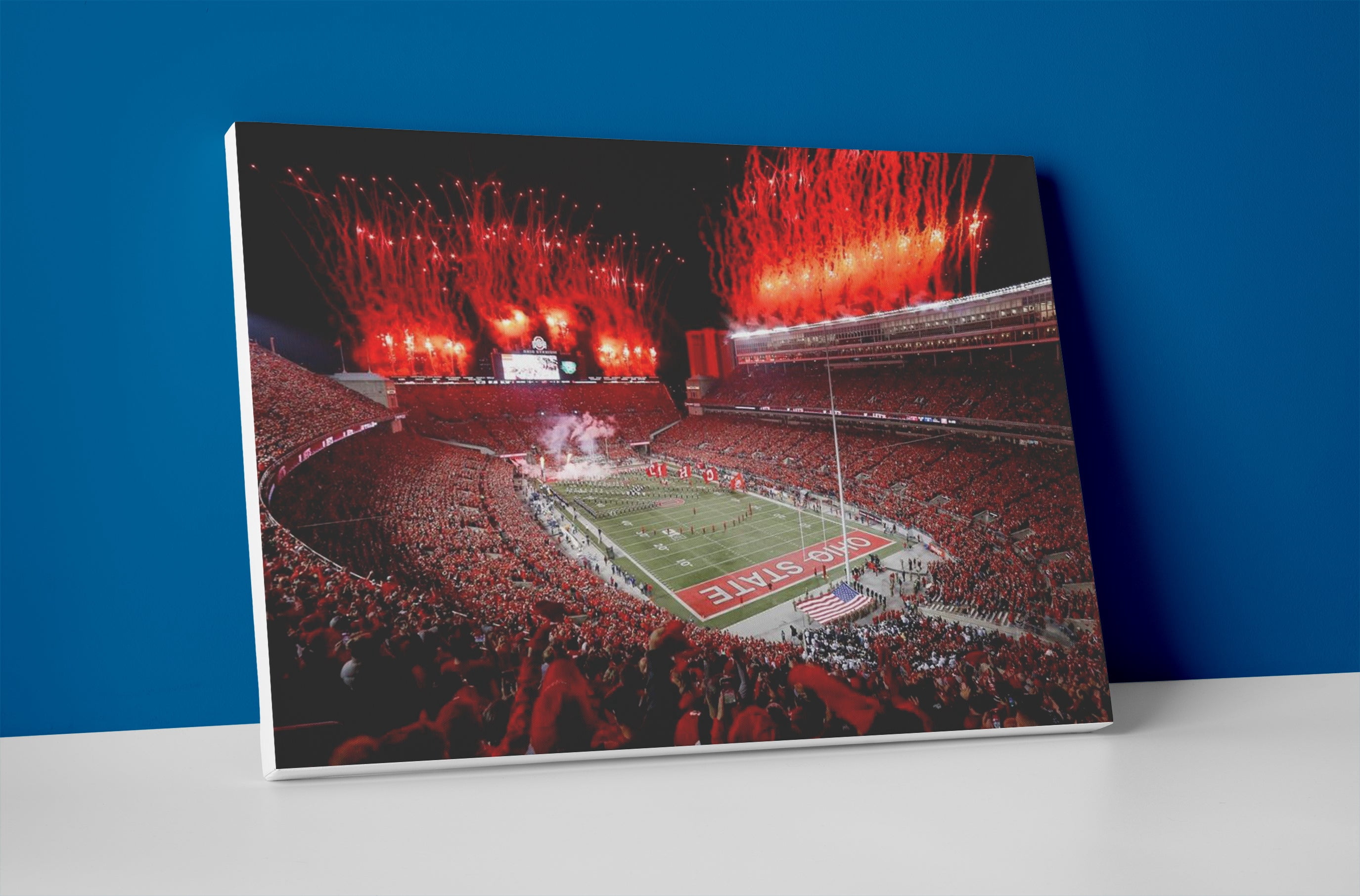 Ohio State Football Stadium Poster or Wrapped Canvas - Walmart.com