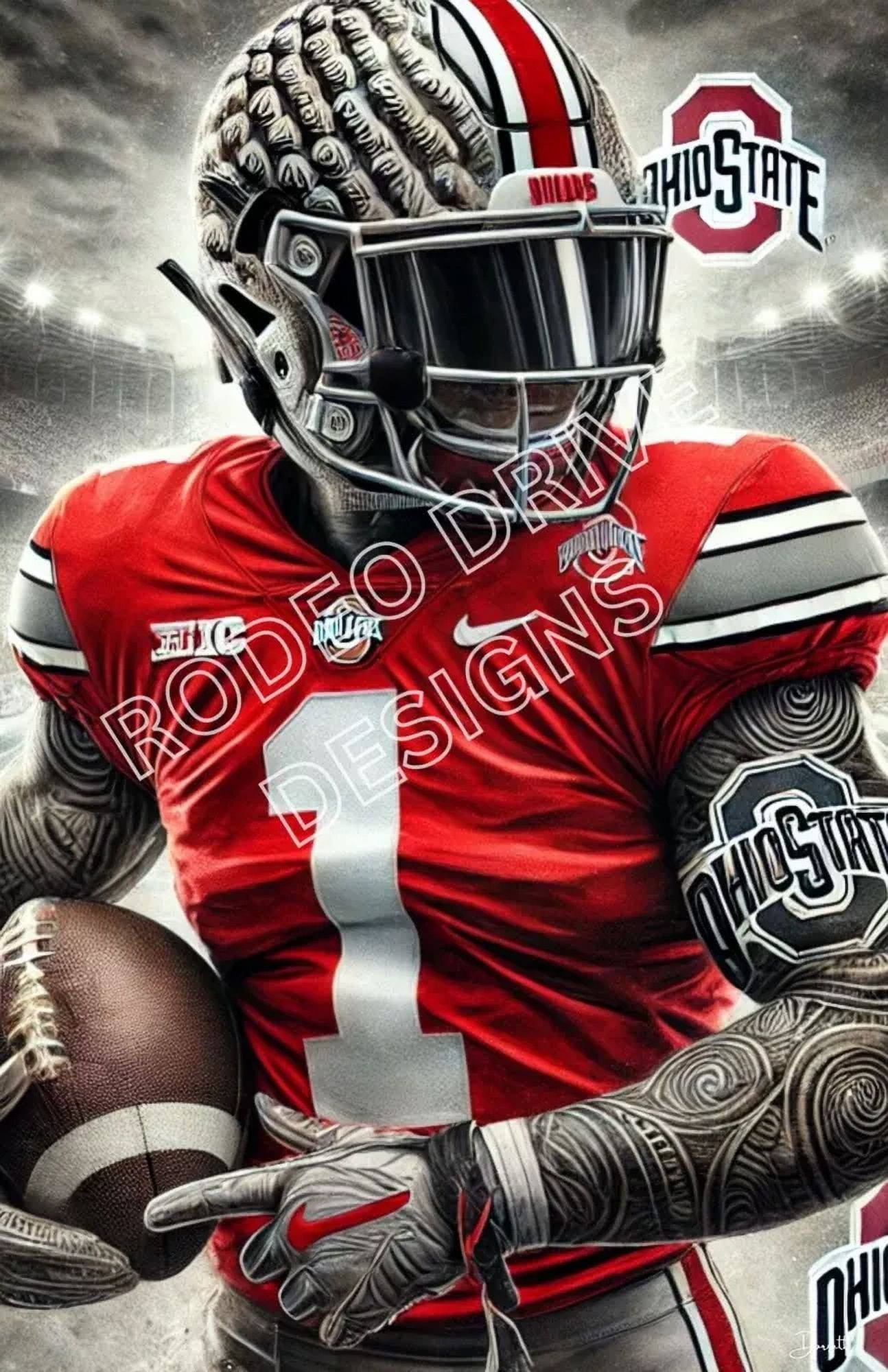 Ohio State Poster 11x17 Ohio State Wall Art Poster - Walmart.com