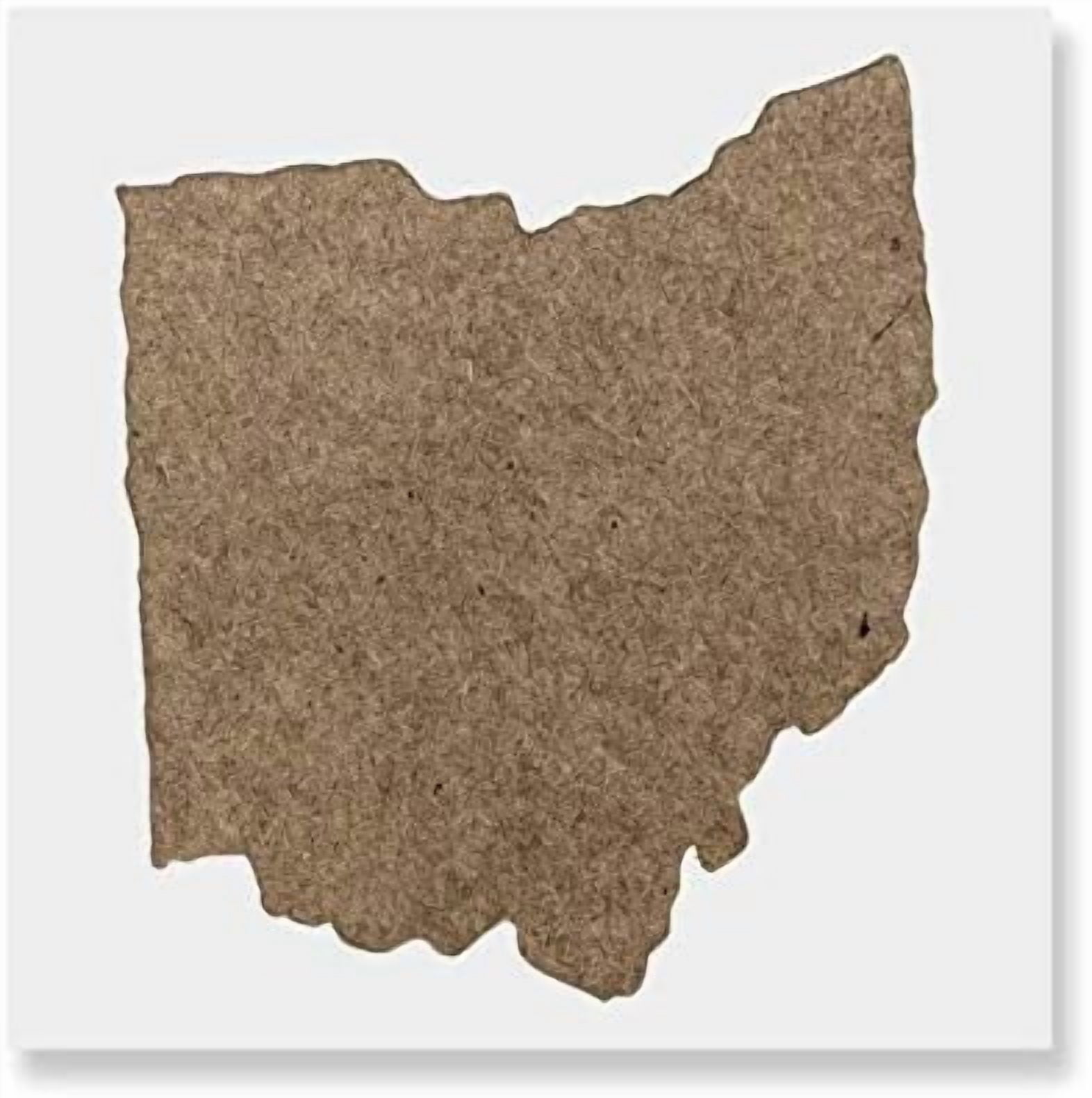 Ohio State Stencil - Plastic, Ohio State Outline, Ohio Stencil, Fabric ...