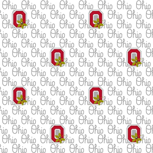 Ohio State University Cotton Fabric by Sykel-Licensed Ohio State ...