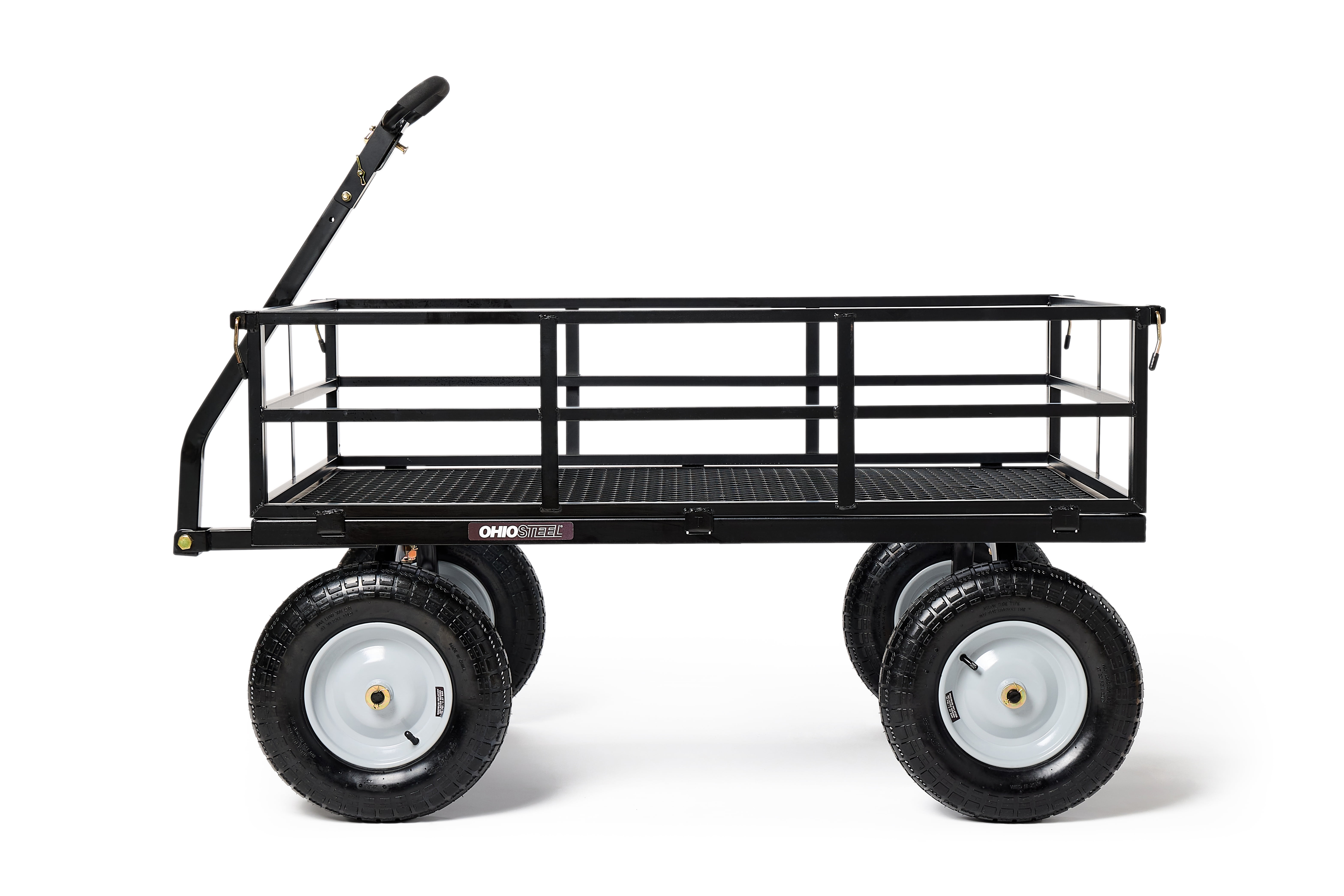 Ohio Steel 12 Cubic Feet/1400 LB Steel Garden Cart - Walmart.com